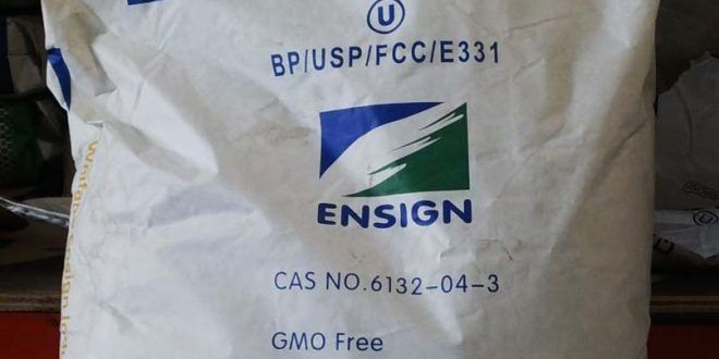 Natri citrat - Na3C6H5O7 - Sodium Citrate - E331 - Trisodium Citrate